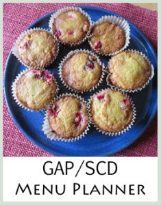GAPS/SCD Menu Planner - Allergy Free Menu Planners